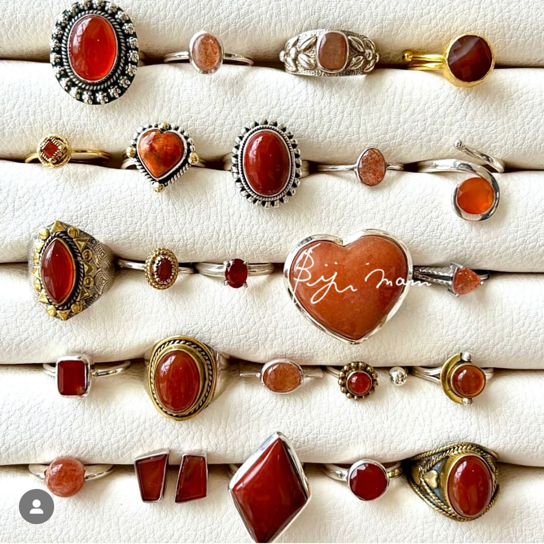 Heart Rolling ring – Biju mam